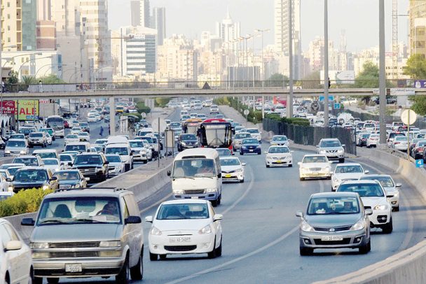 Heavy traffic on Kuwait roads - Kuwait Times – KuwaitUpdates